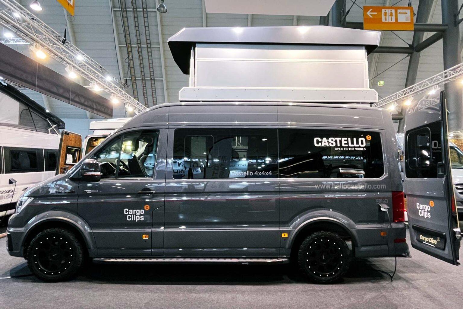 L'étonnant toit relevable du Castello 4x4x4 signé Cargo Clips | Fourgonlesite