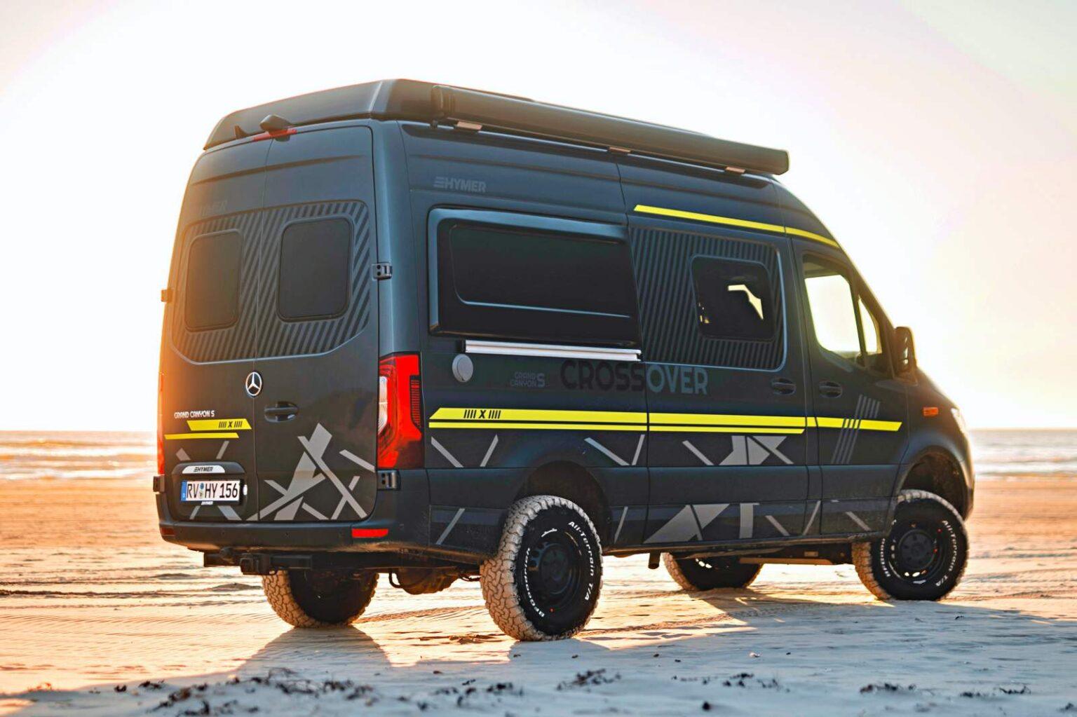 Nouveau HYMER Grand Canyon S CrossOver, le plus stylé et le plus équipé des 4x4 | Fourgonlesite