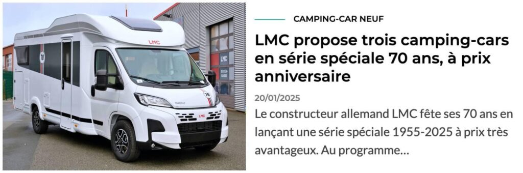 LMC Innovan : un modèle en série anniversaire pour les 70 ans de la ...