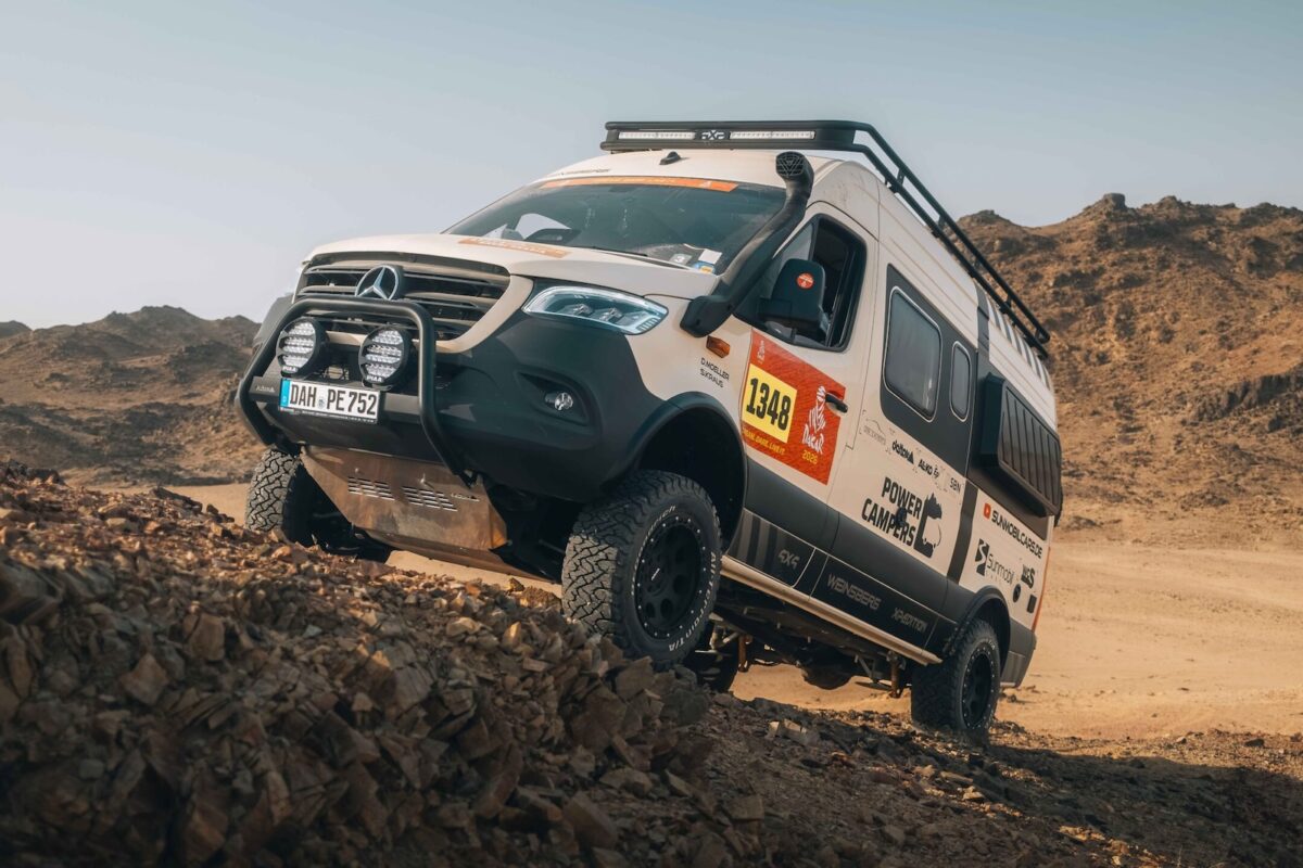 Weinsberg teste son X-Pedition sur Sprinter 4x4 lors du Rallye Dakar ...